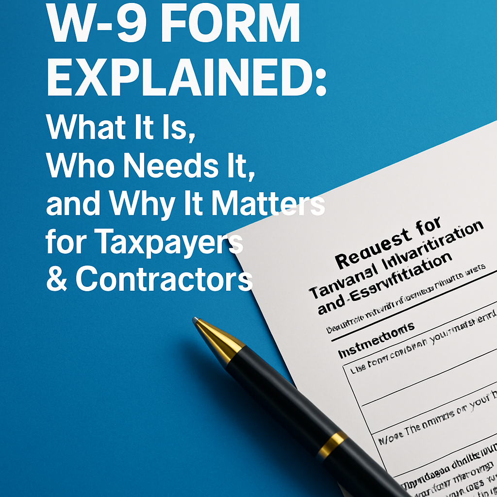 Understanding the W9 Form: Purpose and Usage Guide