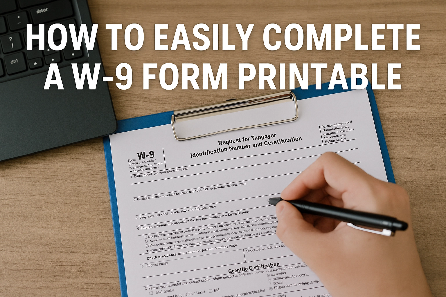 How to Easily Complete a W-9 Form Printable - Fillablew9.com